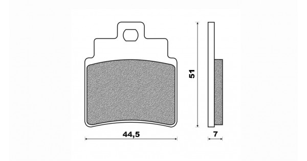 Τακάκια Daytona 82683 (FA355)(FD327)