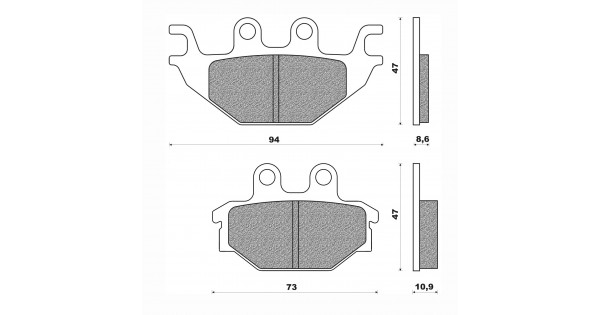 Τακάκια Daytona 85265 (FA377) (FD383)