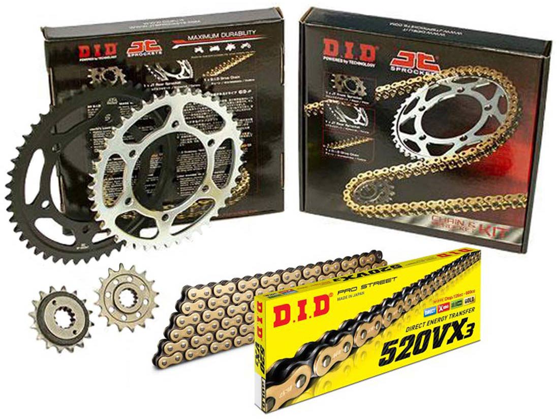 Αλυσίδα Γρανάζια Honda XL 750 Transalp DID-JT X-ring (VX) Χρυσή